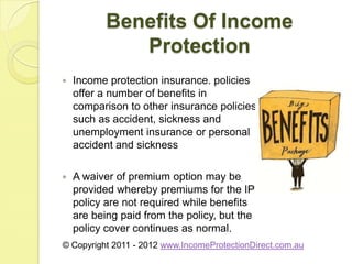 Income protection in australia | PPT