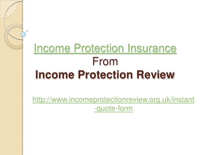 Income protection insurance