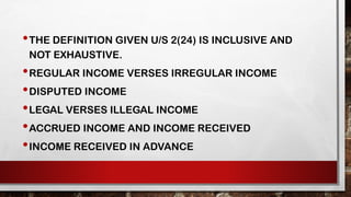 Income section 2(24) | PDF