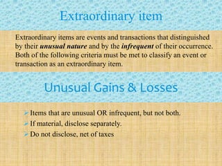 Income statement | PPTX