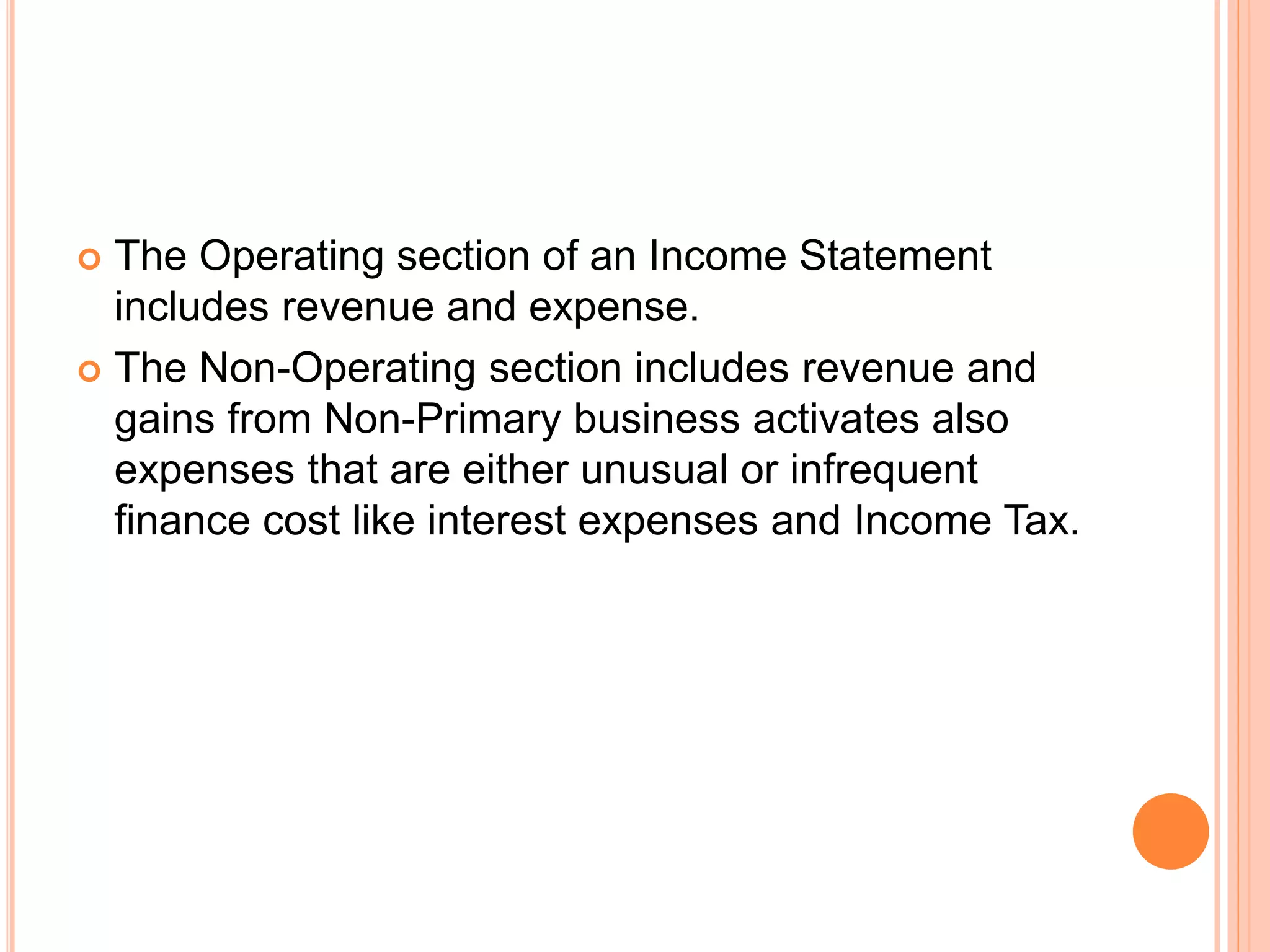 Income statement & balance sheet | PPTX