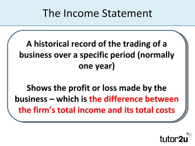 Income Statement Basics | PPT | Business Accounting & Finance | Business