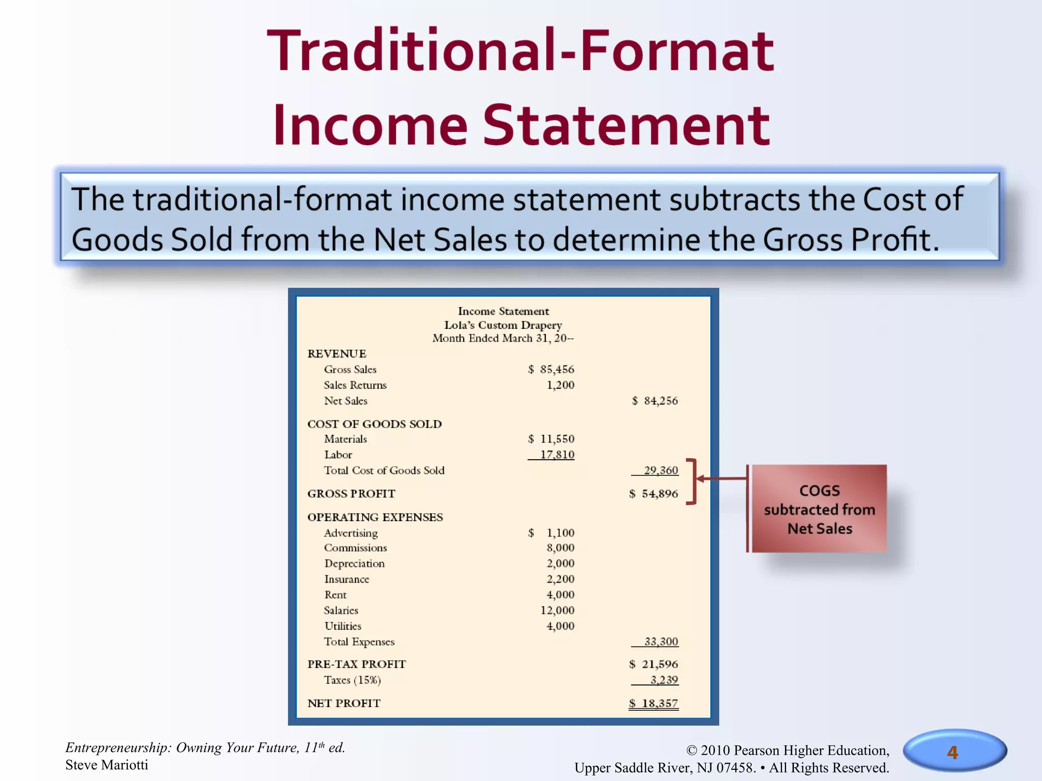 Income statements & cash flow | PPT