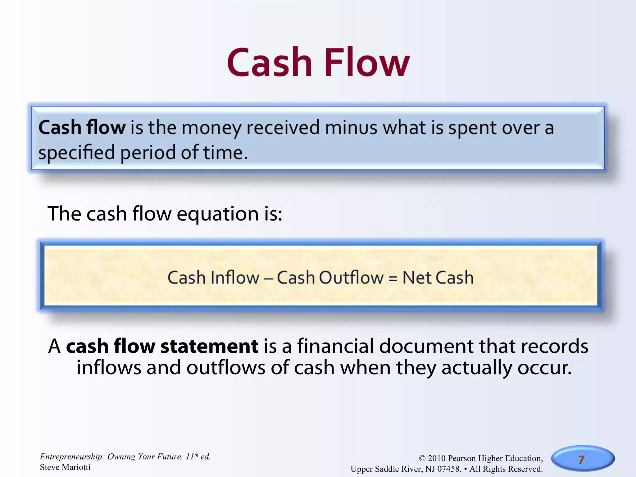Income statements & cash flow | PPT