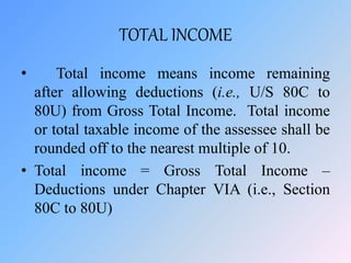 Income tax | PPTX | Personal Taxes | Personal Finance