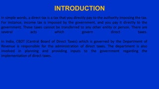 Income tax | PPT | Personal Taxes | Personal Finance