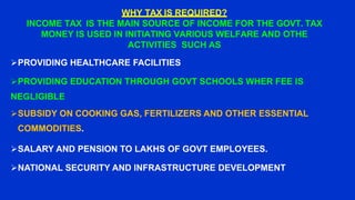 Income tax | PPT | Personal Taxes | Personal Finance