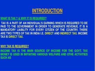 Income tax | PPT