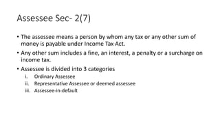 Income tax | PPT