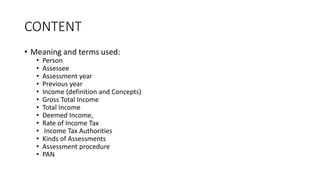 Income tax | PPT