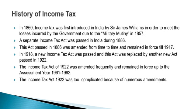 Income tax introduction | PPT