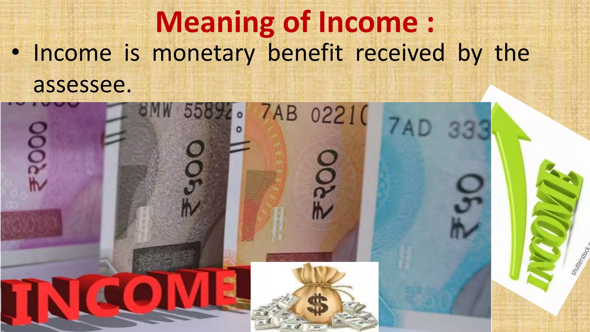 Income Tax-I Session-1.1.pptx | Personal Taxes | Personal Finance
