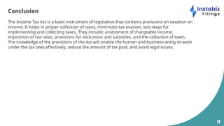Income Tax Act Explained: A Comprehensive Overview | PPT