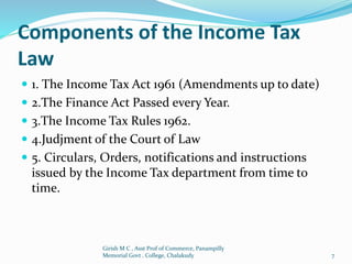 Income tax act 1961 | PPTX