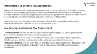 Income Tax Assessment: Key Steps Explained | PPTX