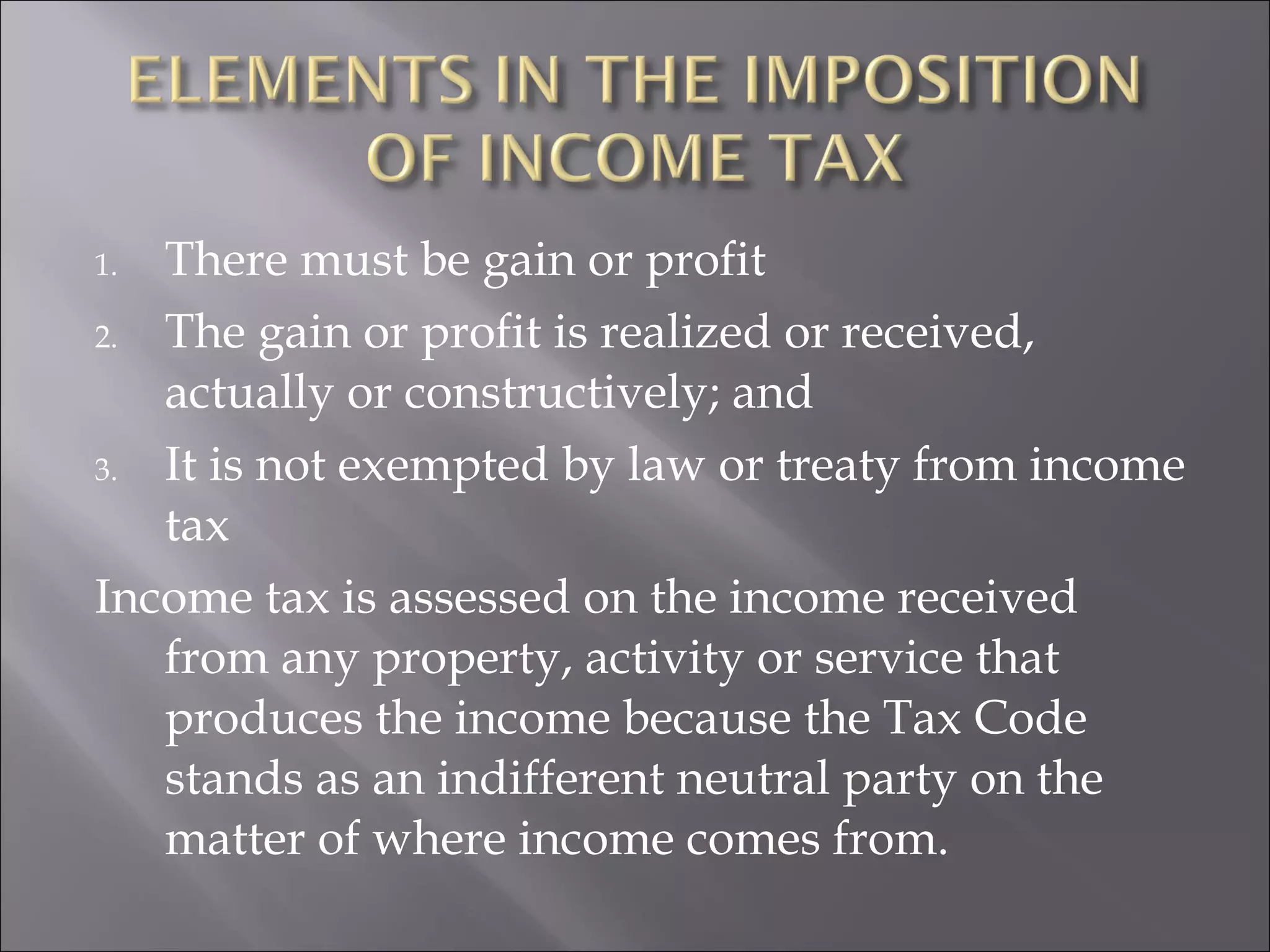 Income taxation | PPT