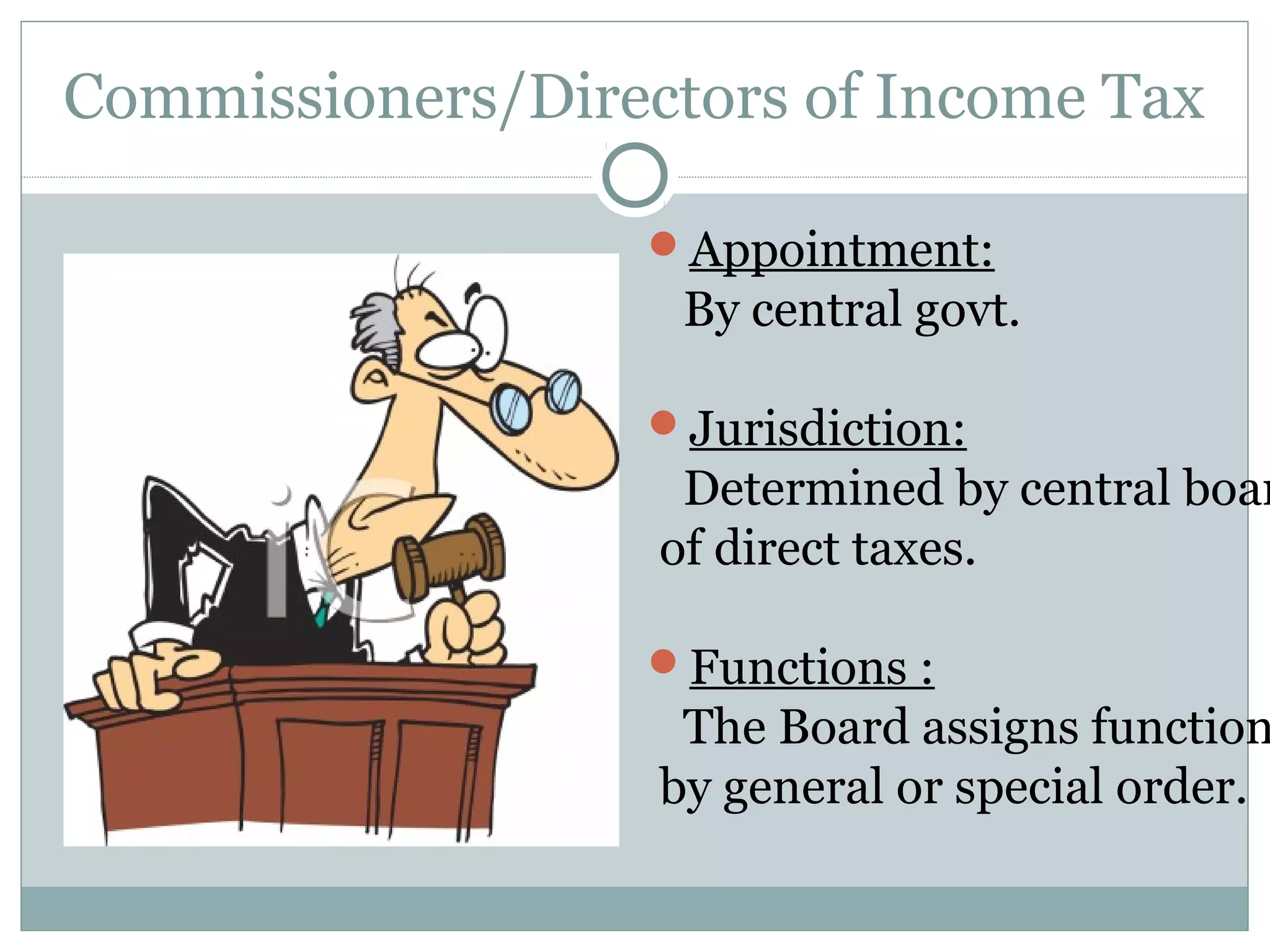 Income tax authorities by rajat vaishnaw | PPT