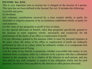 Income tax basic concepts | PPTX