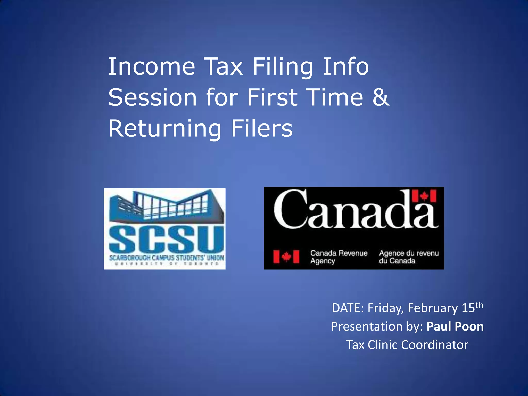 Income tax benefits session 2014 | PPT
