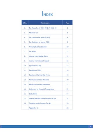 Income tax compliance handbook 2021 edition | PDF