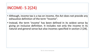 Income tax concepts and mechanism | PPTX