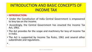 Income tax concepts and mechanism | PPTX