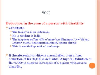 INCOME TAX DEDUCTIONS UNDER SEC 80.pptx