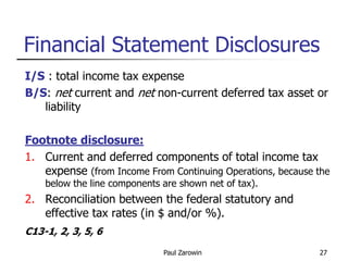 Income_Taxes.ppt | Business Accounting & Finance | Business