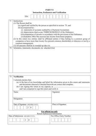 Income tax form for company it-11 gha2016 | PDF
