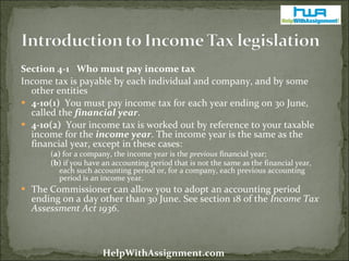 Income tax in australia | PPT