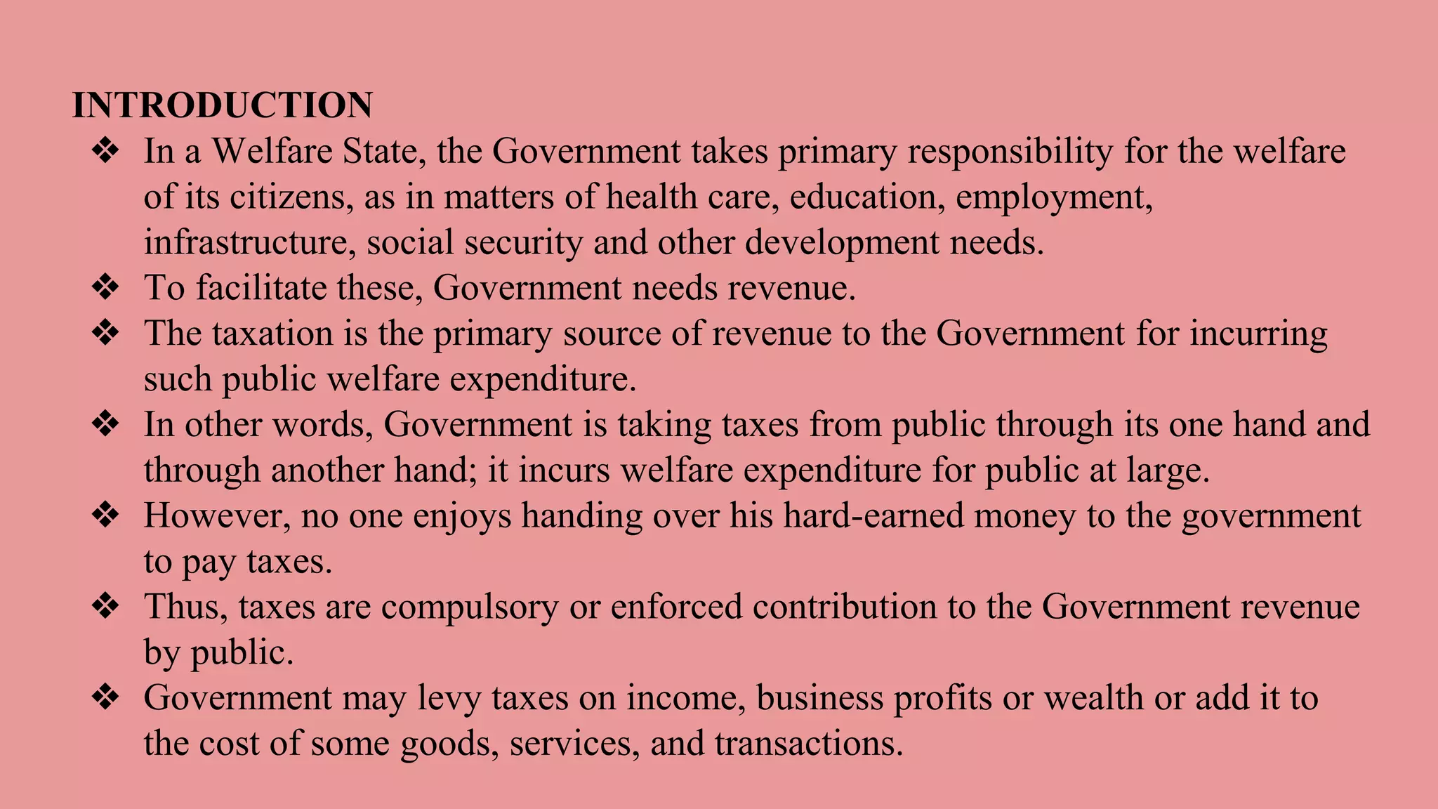 Income tax introduction and basic concepts | PPTX