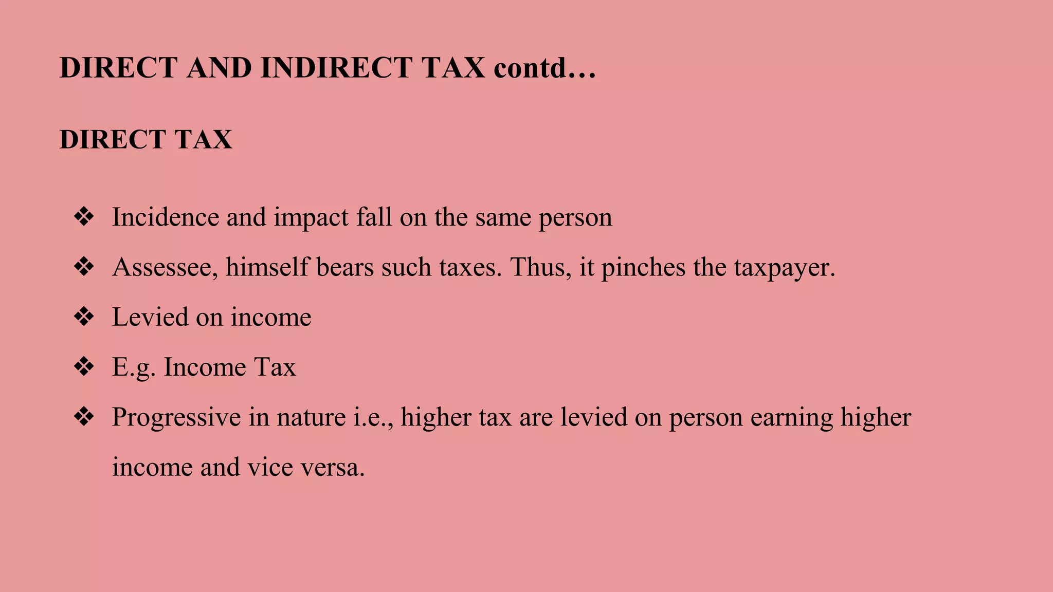 Income tax introduction and basic concepts | PPTX