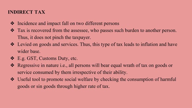 Income tax introduction and basic concepts | PPTX