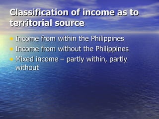 Income tax intro topics.feb.2011