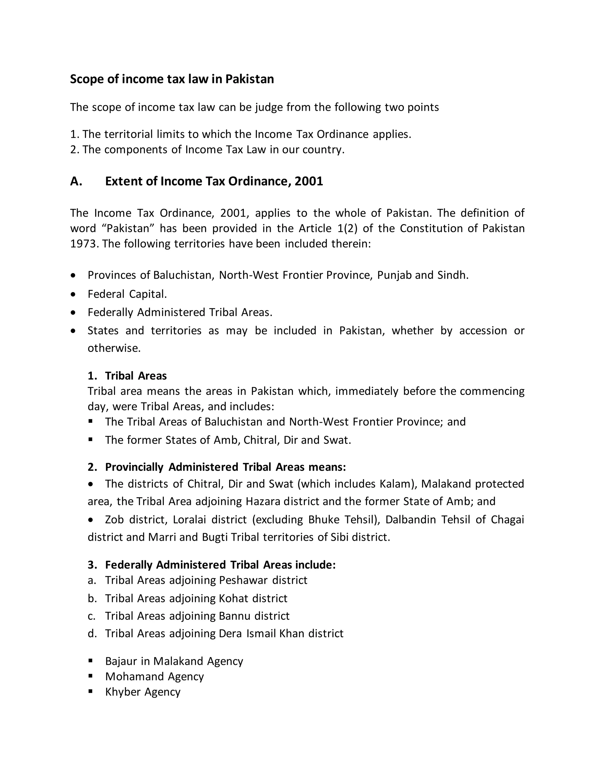 Income tax law | DOCX