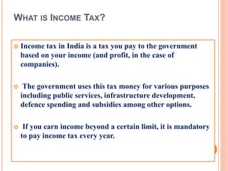 BASIC DEFINTIONS OF INCOME TAX | PPTX