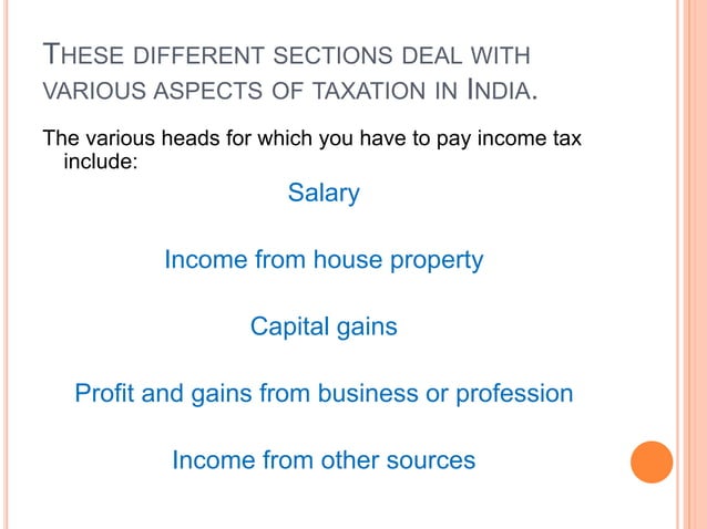 BASIC DEFINTIONS OF INCOME TAX | PPTX