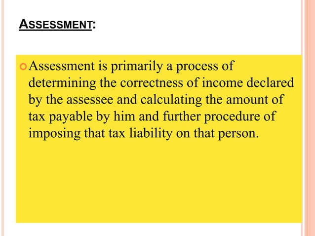 BASIC DEFINTIONS OF INCOME TAX | PPTX