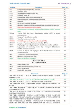 Income Tax Ordinance 1984 ( as amended July 2020) | PDF