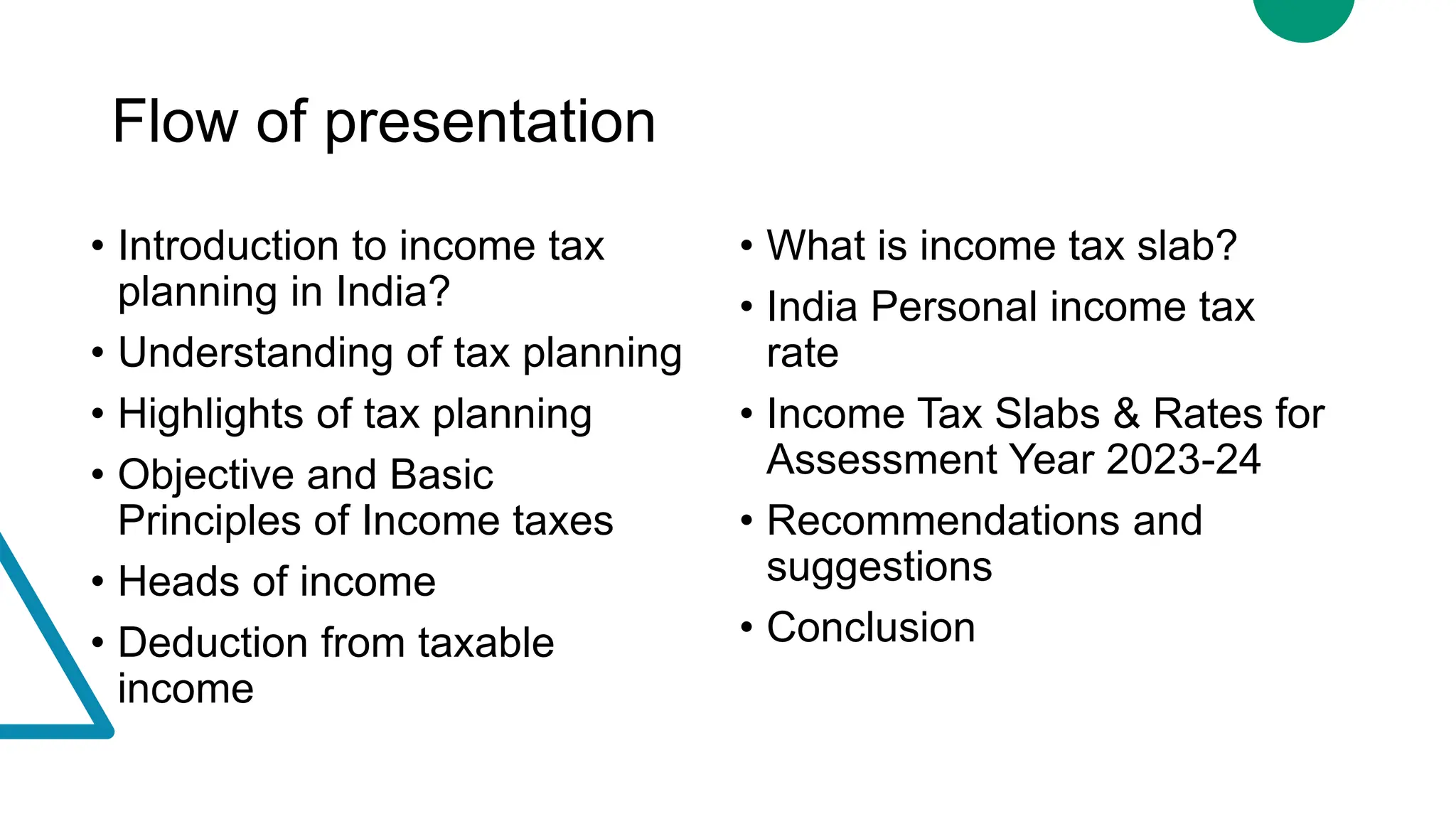 INCOME TAX PLANNING IN INDIA PPT Document 1.pptx
