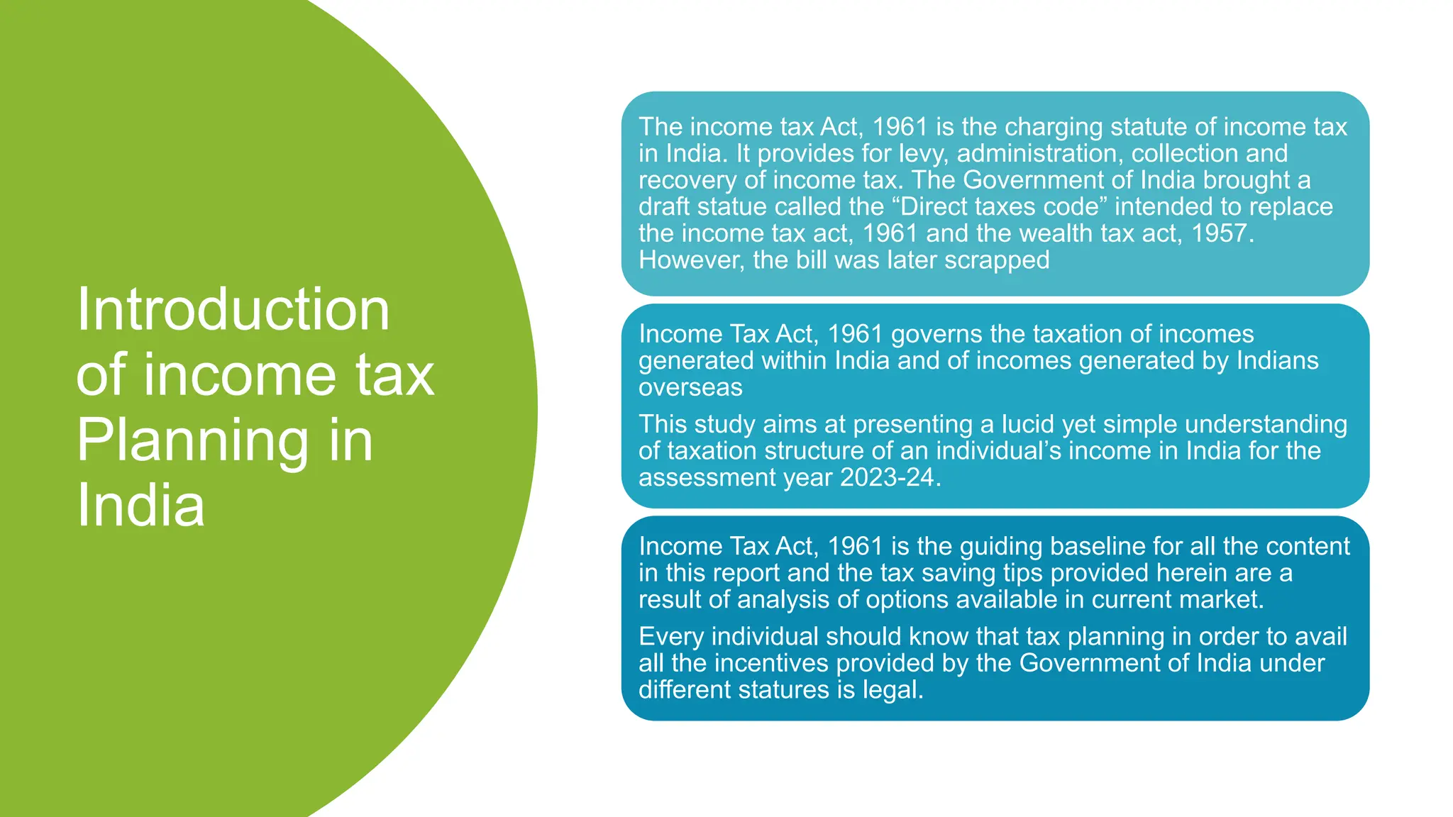 INCOME TAX PLANNING IN INDIA PPT Document 1.pptx
