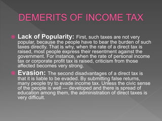 INCOME TAX PRESENTATION1.pptx | Business Accounting & Finance | Business