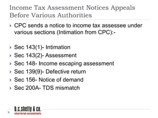 Income tax representation | PPTX