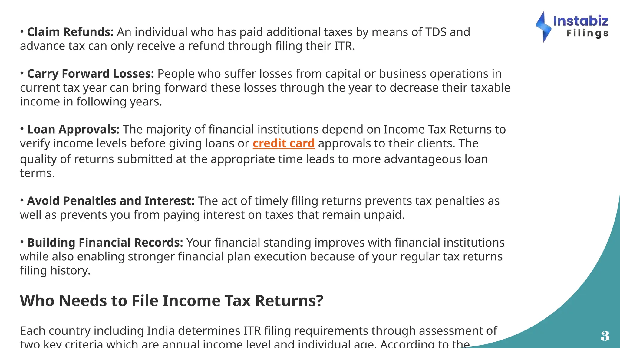 Easy Guide to Individual Income Tax Returns | PPTX