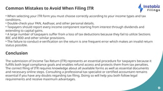 Easy Guide to Filing Income Tax Returns (ITR) | PPTX