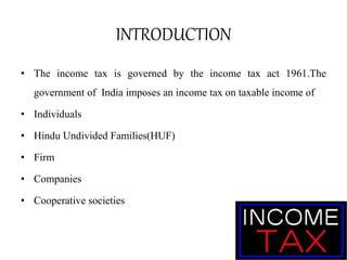 Income tax slab preparation | PPTX
