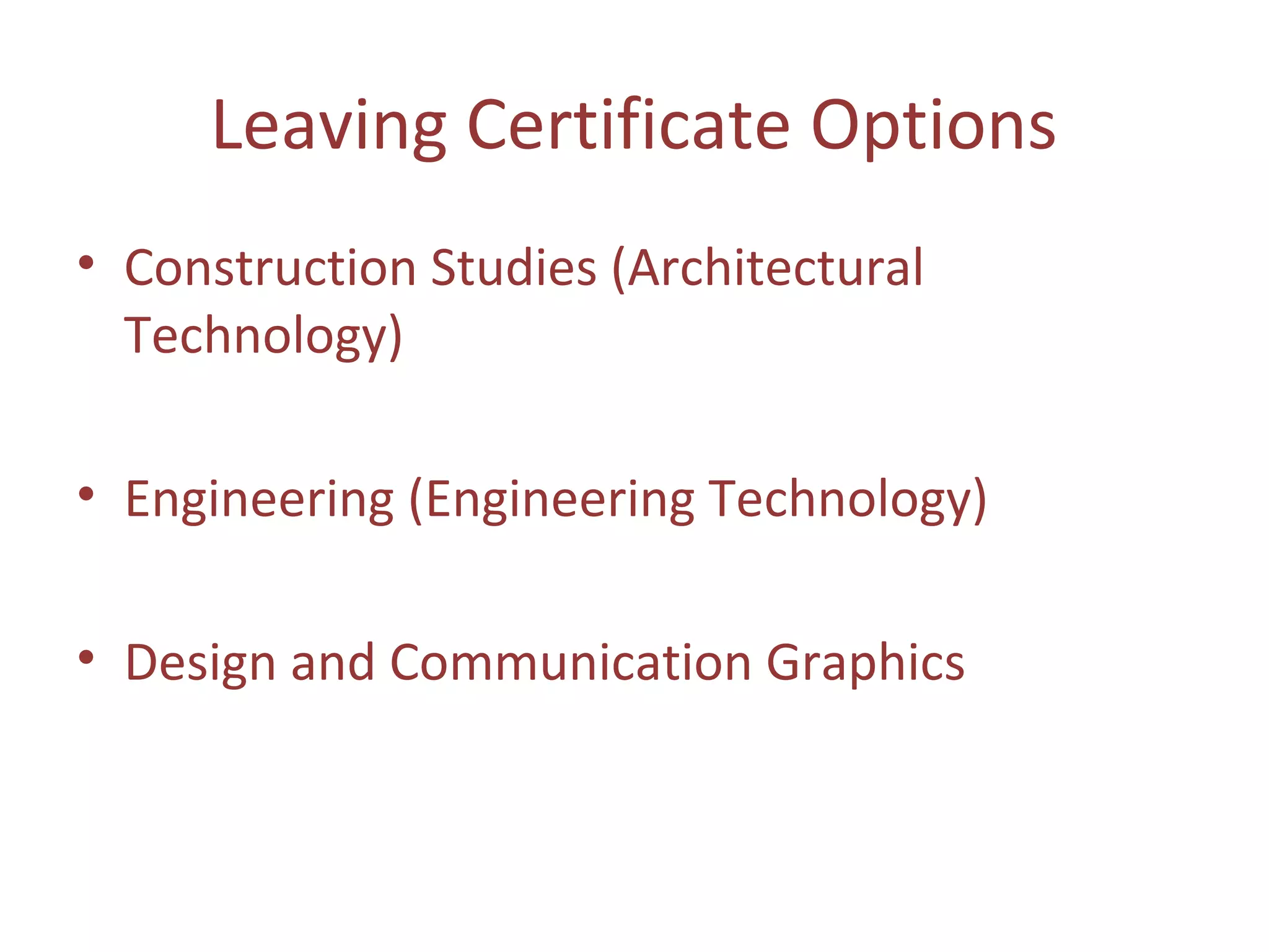 Incoming 1st Tear - Technology subjects | PPT