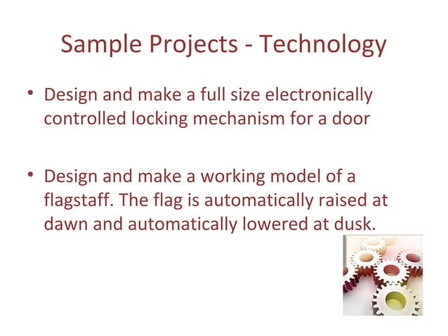 Incoming 1st Tear - Technology subjects | PPT