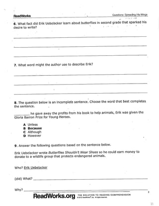 Incoming 4th grade students | PDF