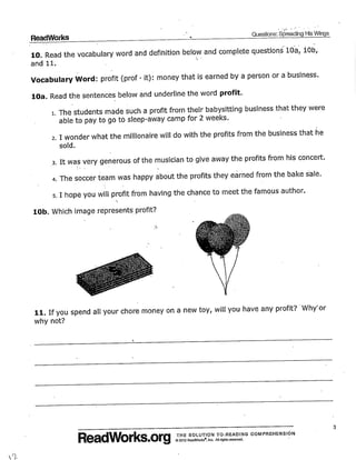Incoming 4th grade students | PDF